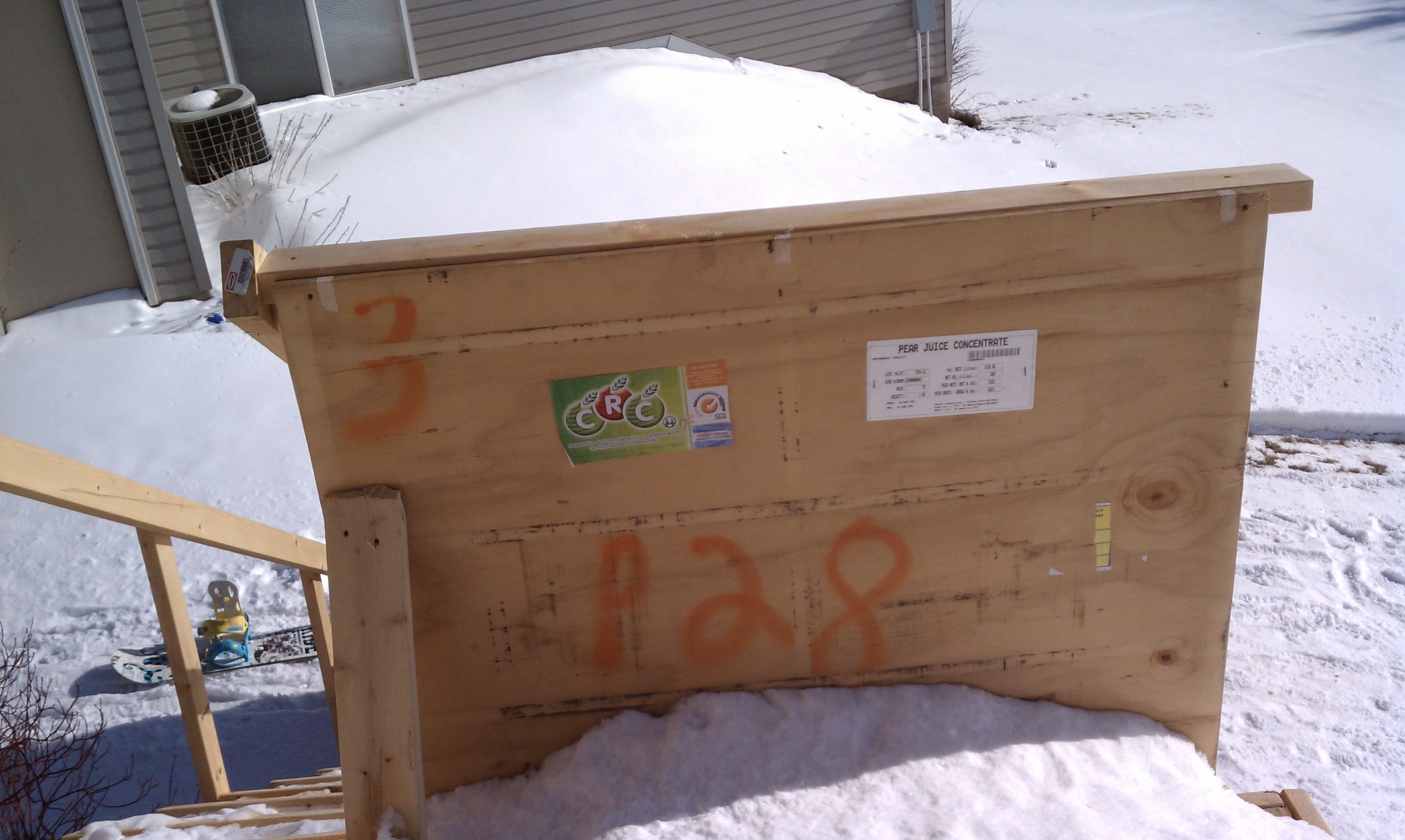 Snowboard Ramps - Leah and Joe: Home DIY Projects & Crafts