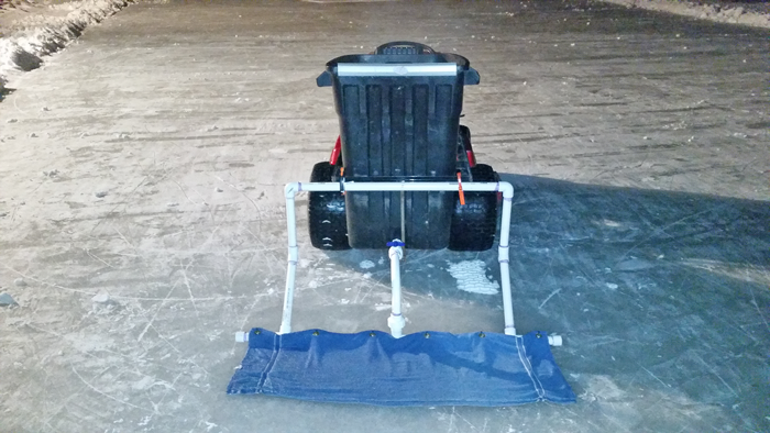 A Zamboni for Pond Hockey - Leah and Joe: Home DIY Projects & Crafts