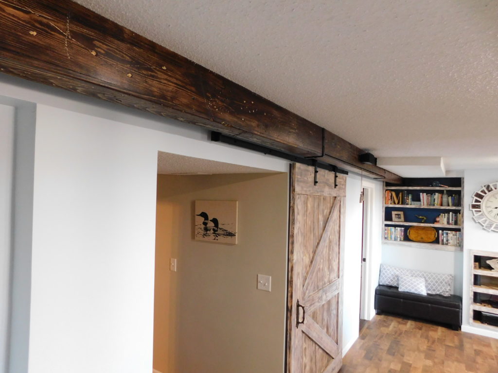 Wood Ceiling Beam Straps - Leah and Joe: Home DIY Projects & Crafts